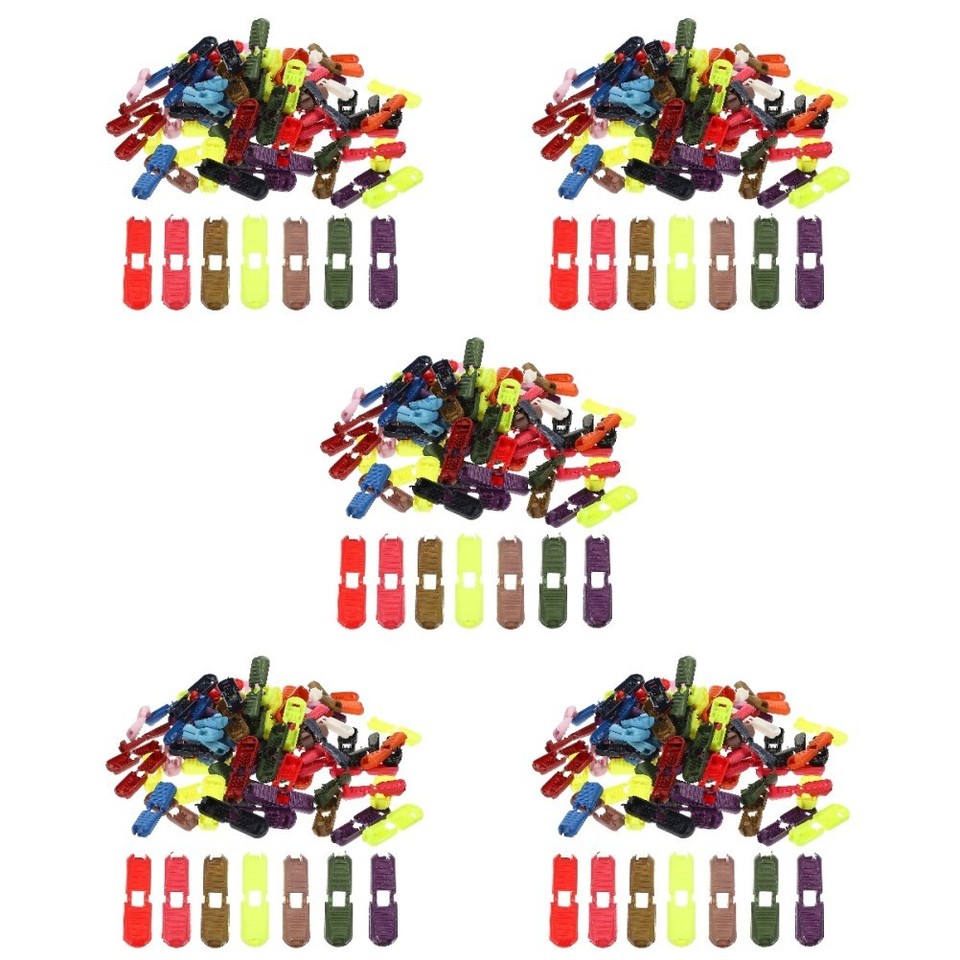 500 Pcs Colored Cord Locks Adjustable Rope Cord Ends rope cord ends ...