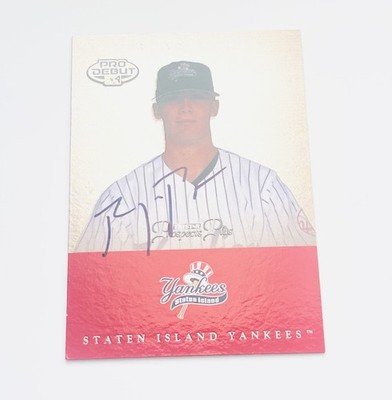 Ryan Pope 2007 SIGNED Draft Pick Tri-Star Pro Debut Braves Auto ...