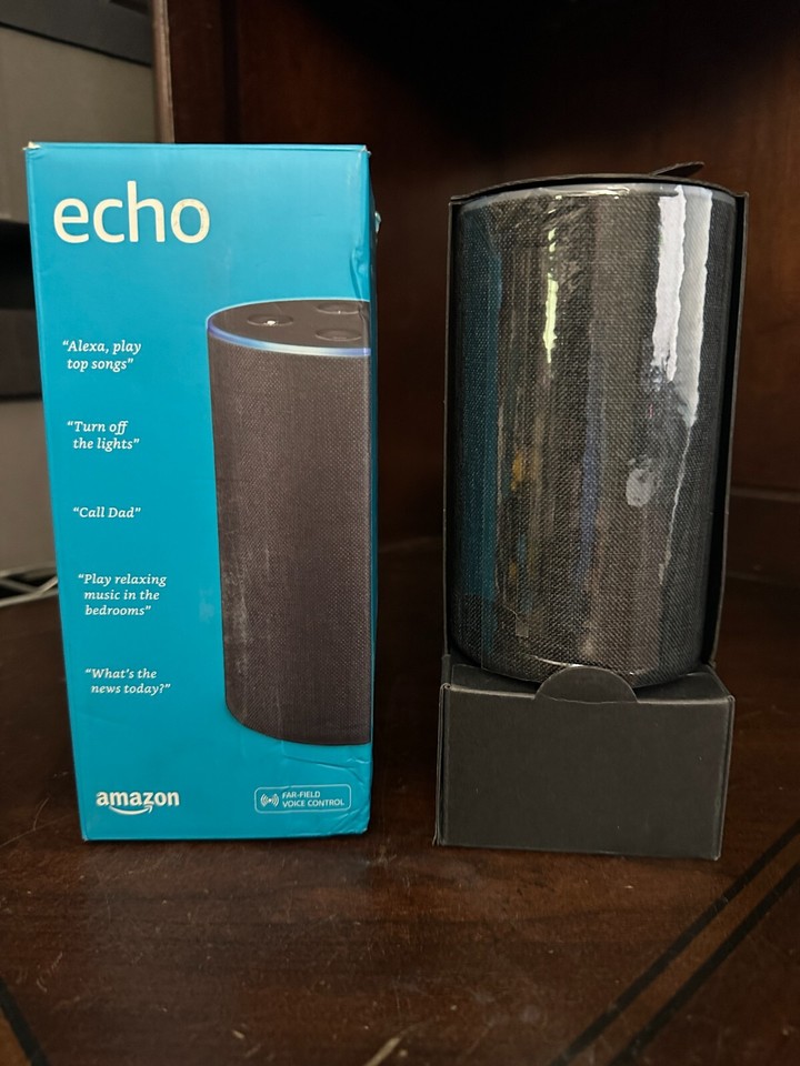 Amazon Echo 2nd Generation Smart Speaker With Alexa Dolby Sound ...