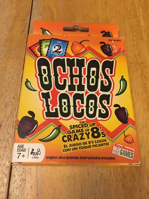 Ochos Locos - Spiced Up Crazy 8s Card Game - For Ages 7 and Up NEW | eBay