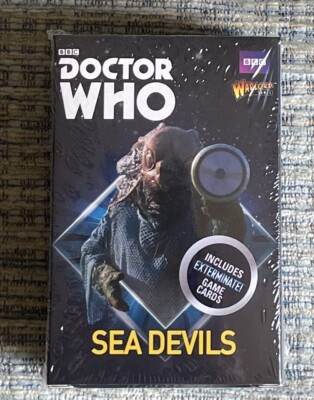Warlord Games Dr doctor Who Sea Devils Oop Mint exterminate Time Vortex ...