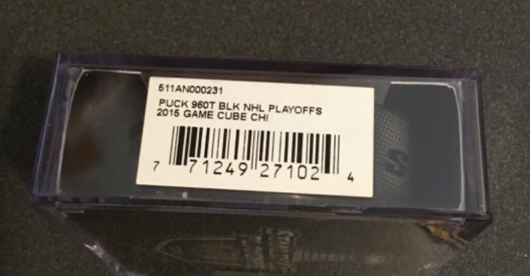 Chicago Blackhawks 2015 Stanley Cup Playoffs NHL Official Game Puck New ...