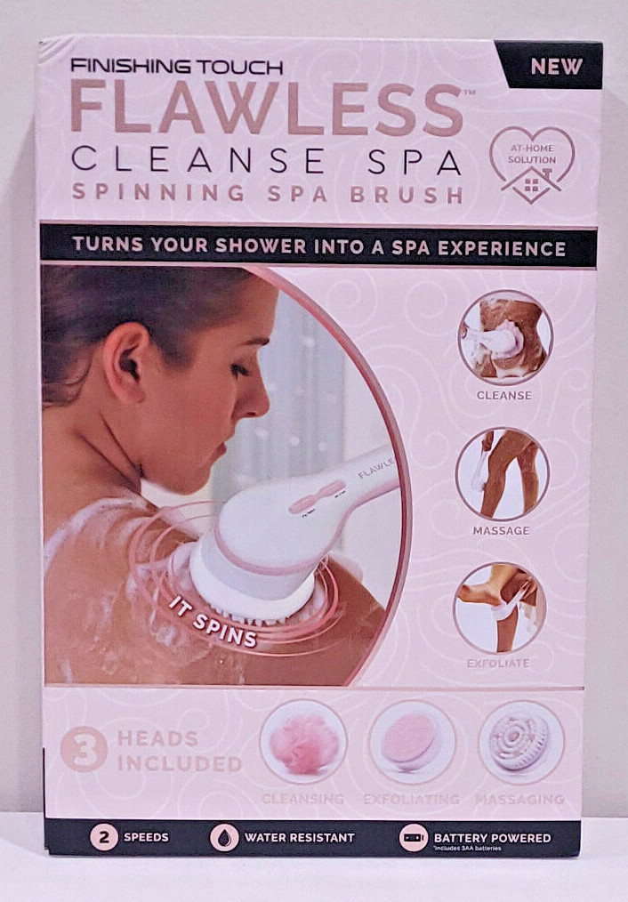 NEW Flawless Cleanse Spa Spinning Spa Brush | Grelly USA