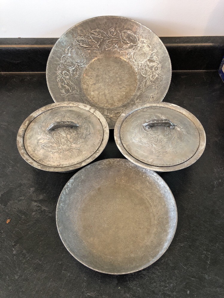 Vintage Everlast Hand Forged Metal Aluminum Set 4 Pieces Total | eBay