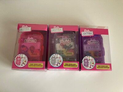 Barbie Extra Mini Suitcase Jewellery Surprise Choose Your Favourite 🎄 ...