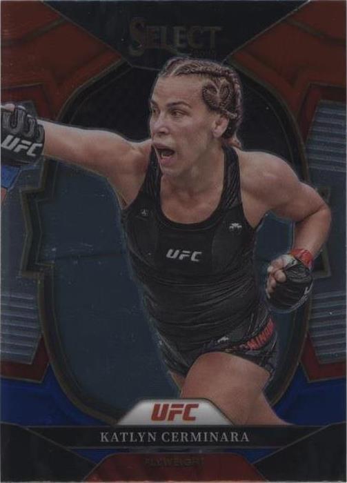 2023 Panini Select UFC - Concourse Katlyn Cerminara #57 Red & Blue for ...