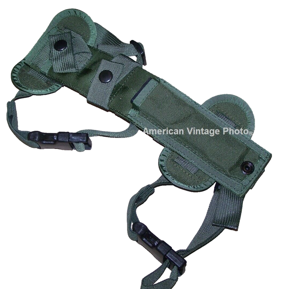 Ontario Sheath f/ ASEK Fixed Blade System Leg Straps Green Nylon Pilot ...