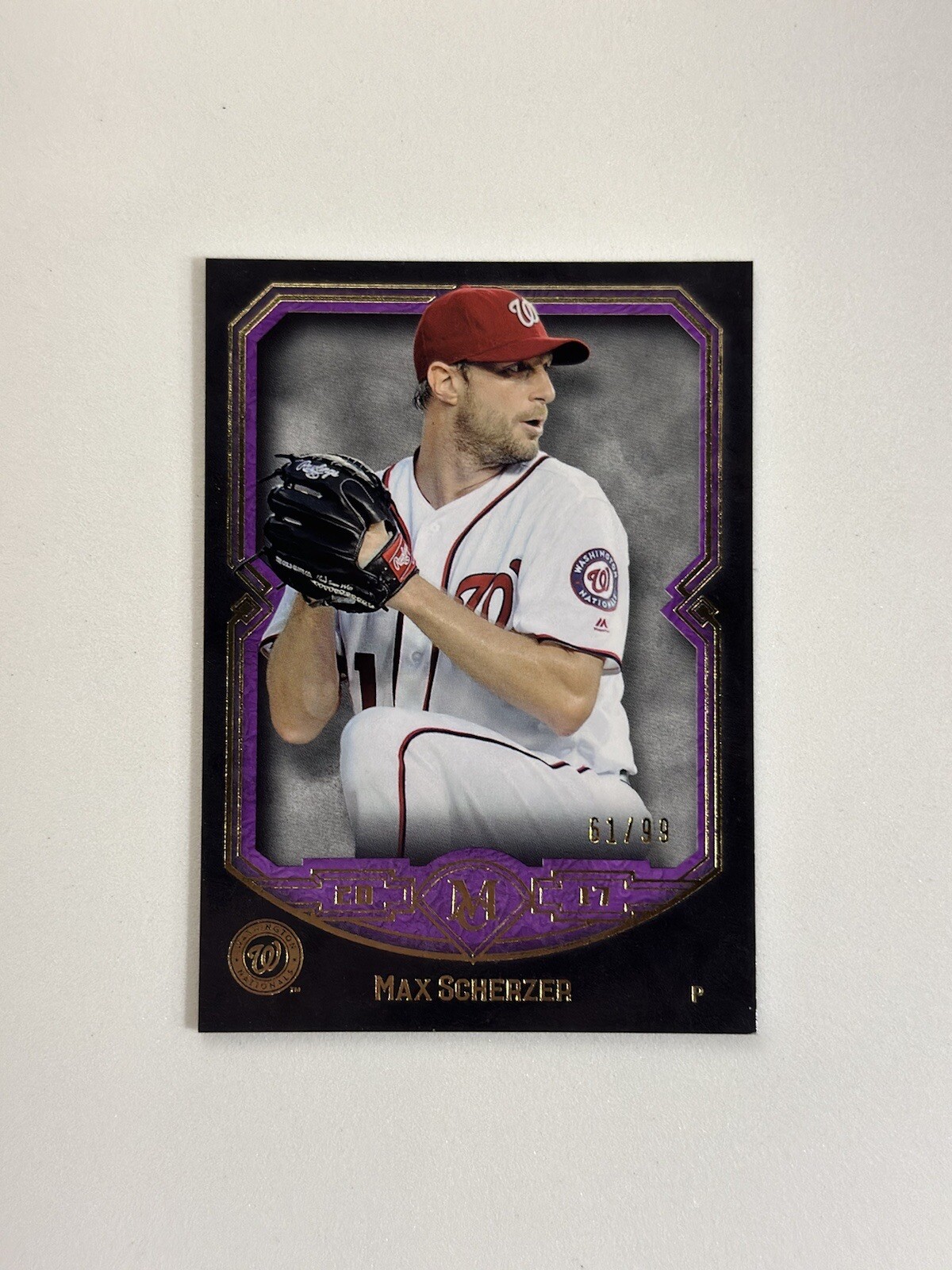 2017 Topps Museum Max Scherzer Purple /99 Washington Nationals Future ...