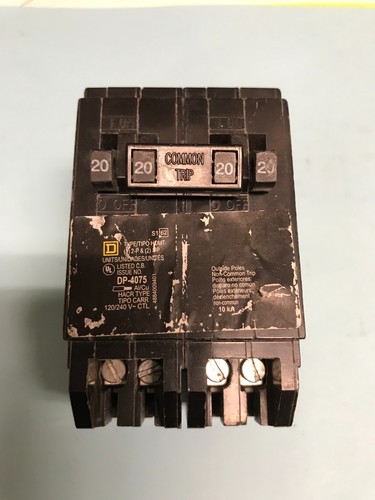SQUARE D HOMELINE HOMT2020220 QUAD 1-20A 2P & 2-20A SP AMP CIRCUIT ...
