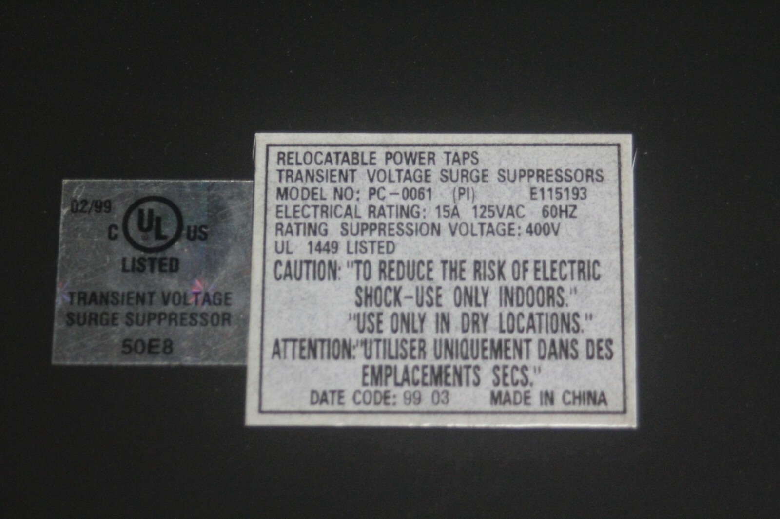 Relocatable Power Taps PC-0061 | eBay