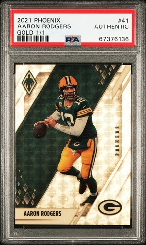 2021 Phoenix Aaron Rodgers Gold 1/1 | eBay