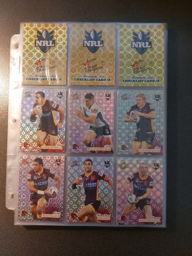 2008 Nrl Select Champions Trading Cards Holographic Foil Full Set (195 ...