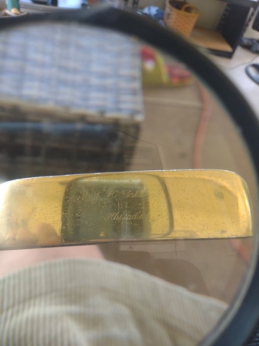Vintage Austad's 24 karat Gold Plated Putter Made in USA 35" Original ...