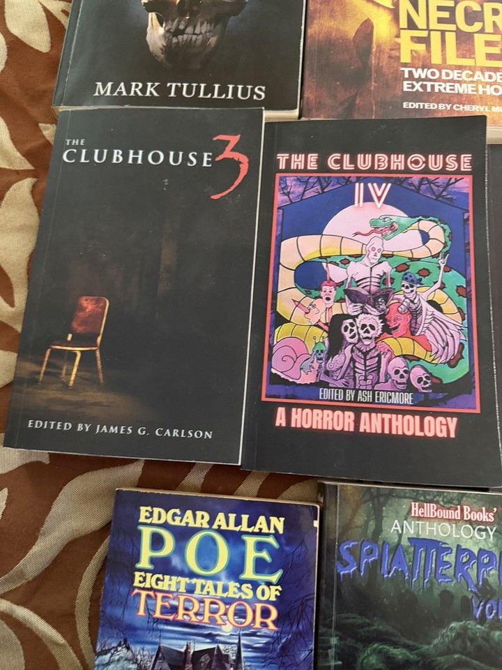 Horror Book Lot Bundle 10 Books Short Stories Anthology Extreme Gore | eBay