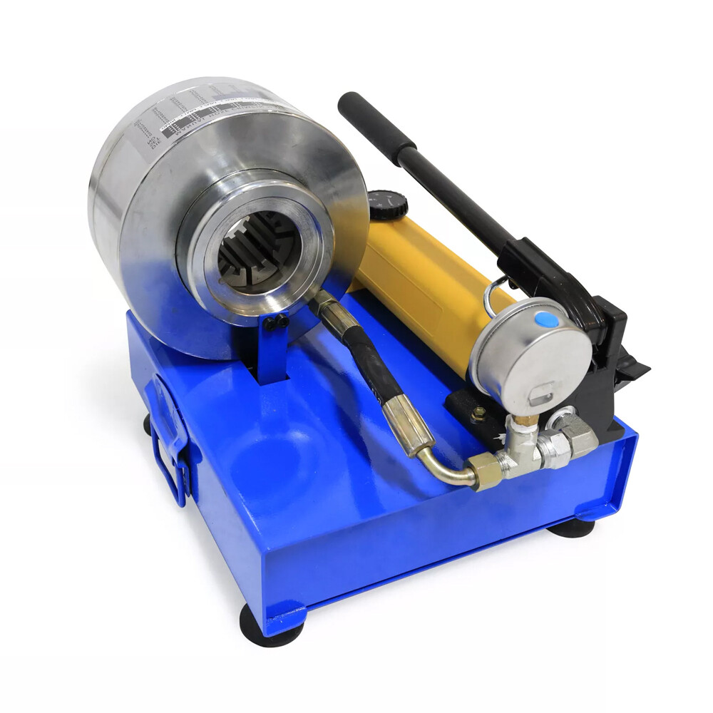 5600KN Hydraulic Hose Crimper Pipe Clamping Machine w/ 8 Sets Dies 10mm ...