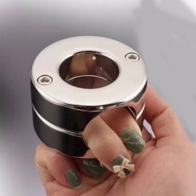 Heavy Duty Stainless Steel Ball Stretcher Man Enhancer Ball Stretching ...