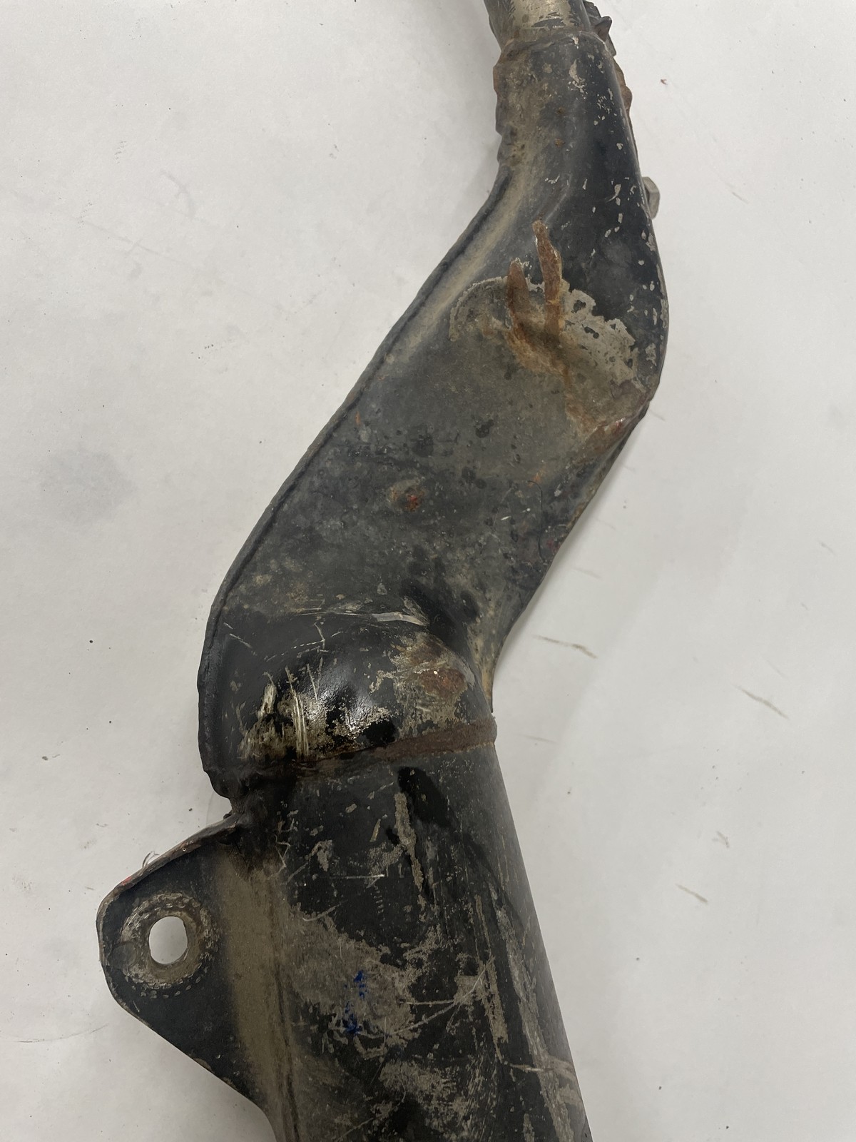 1984 HONDA XR100 XR 100 EXHAUST MUFFLER SILENCER HEADER PIPE | eBay