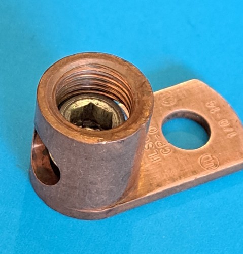 ILSCO CP-0 Copper Post Connector, conductor range 1/0-14, 5/16" HOLE ...