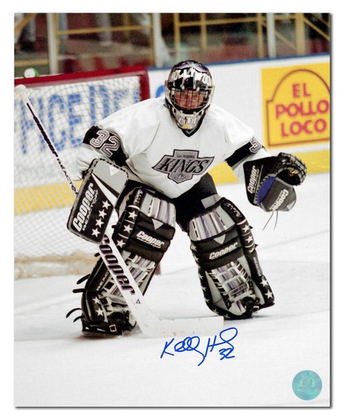 Kelly Hrudey Los Angeles Kings Autographed Hollywood Mask 8x10 Photo ...