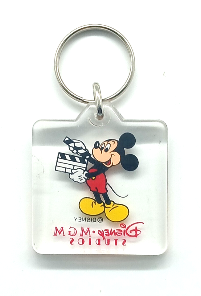Vintage Disney MGM Studios Mickey Mouse Keyring Keychain | eBay
