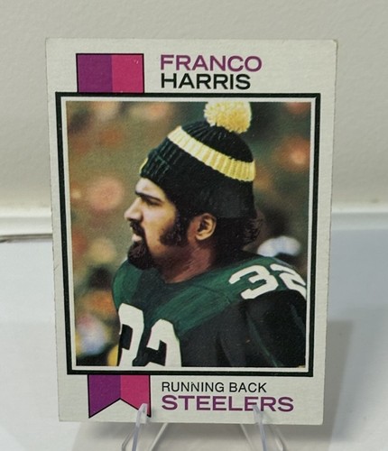 1973 Topps Football Franco Harris Rookie Card #89 - PSA 6 - Pittsburgh ...