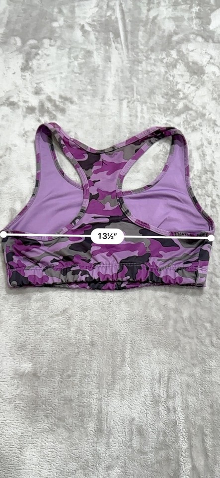 Danskin Now Fitness Workout Sports Bra - Purple Camo Size Large EUC | eBay