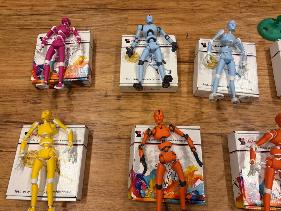 Ultimate stickybones Sticky Bones - Every Figure Made - Complete ...