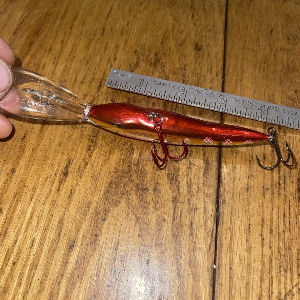 Rapala Tail Dancer 30 FT Red Black Rattle Crankbait Diver Fishing Lure ...
