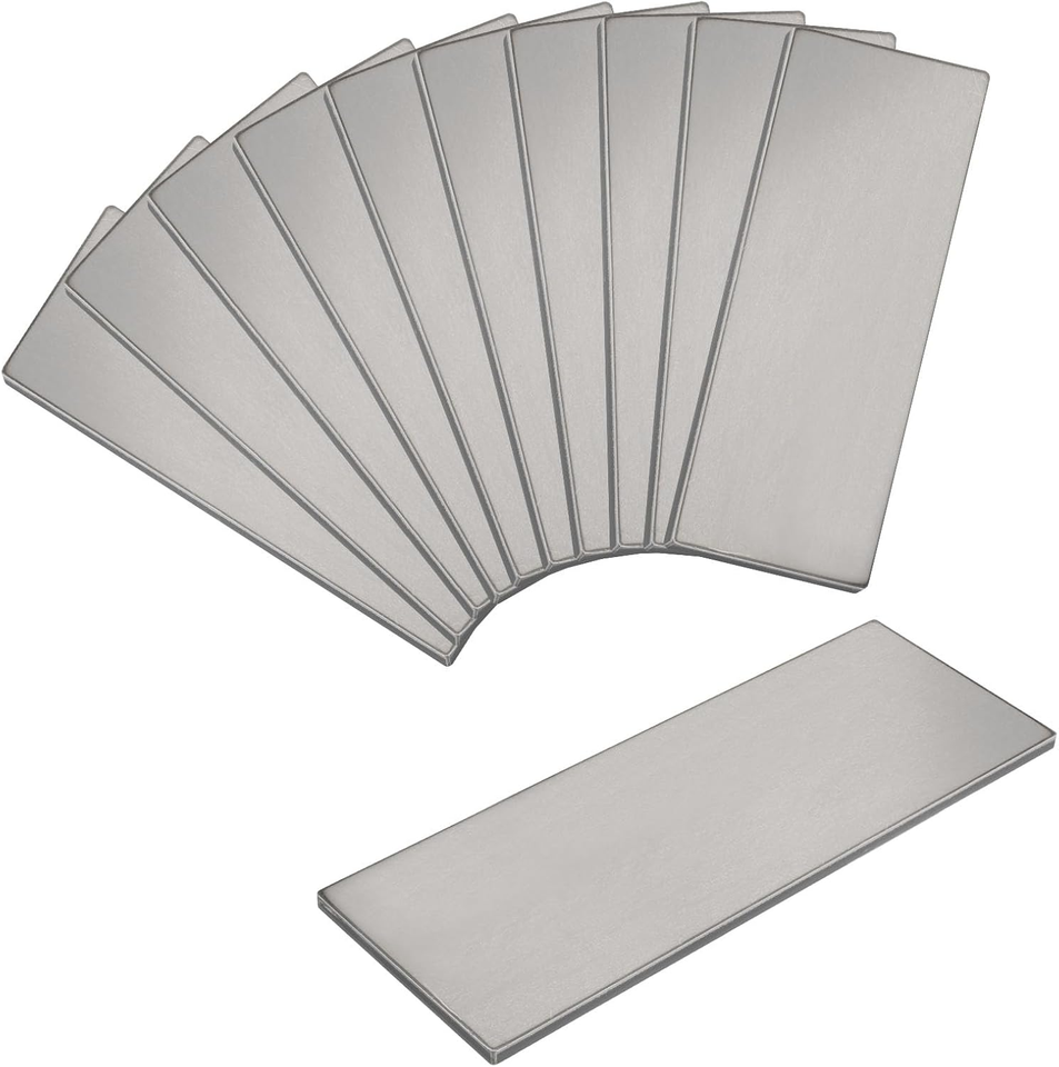 2×6" Welding Coupons, 10 Pcs 11 Gauge Mild Steel Welding Practice ...