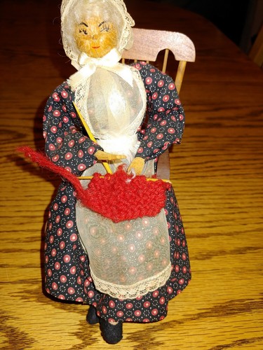 Vintage Folk Art Walnut Head dolls | eBay