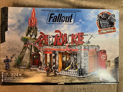 NEW Fallout Red Rocket Truck Stop MEGA Bloks 824 Pieces Sealed ...