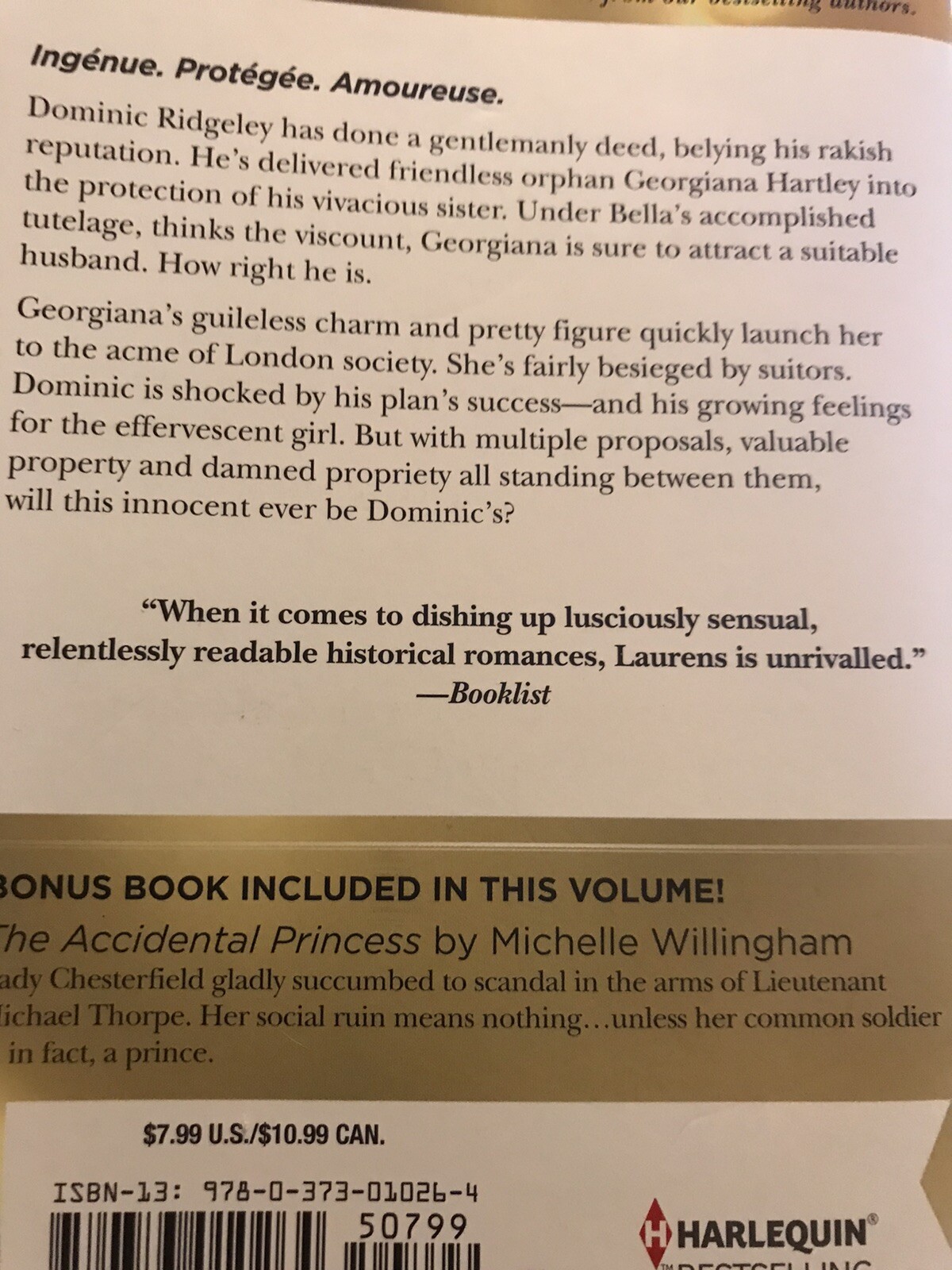 Stephanie Laurens: Impetuous Innocent & Accidental Princess Michelle ...