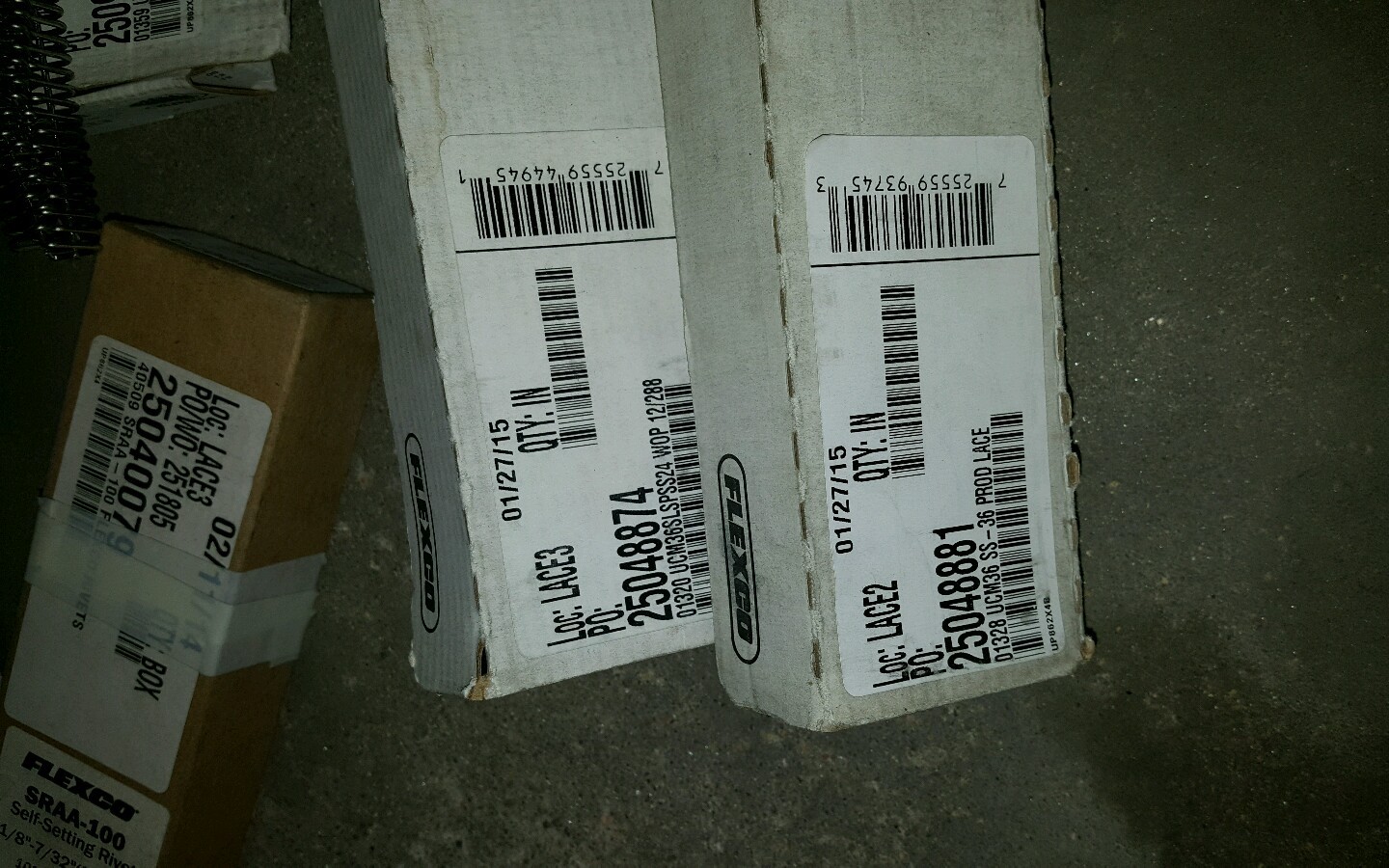 FLEXCO ALLIGATOR LACING AND BELTING HUGE LOT OF MISCELLANEOUS PARTS AND ...