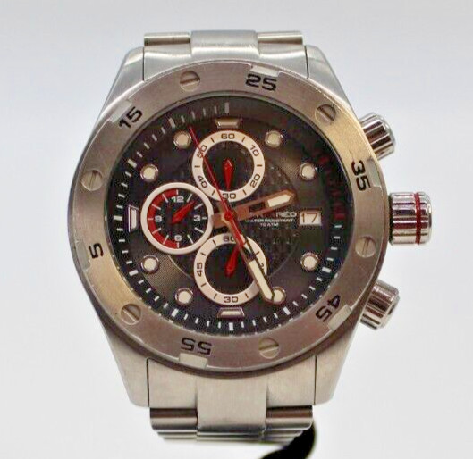RARE INFRARED BLAZING CHALLENGER QUARTZ CHRONOGRAPH W… - Gem