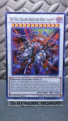 | Yugioh Hot Red Dragon Archfiend King Calamity SHVI-EN097 1st Ultra ...