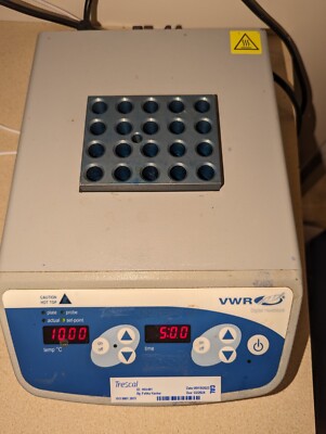 VWR Digital 1 Block Heater 12621-084 949300 with Dry Block - Calibrated ...