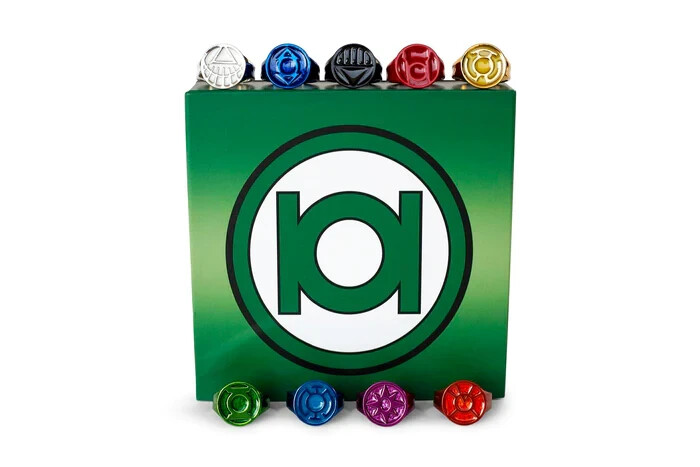 DC Comics Green Lantern Power Rings Lantern Corps Power Rings 9-Ring ...