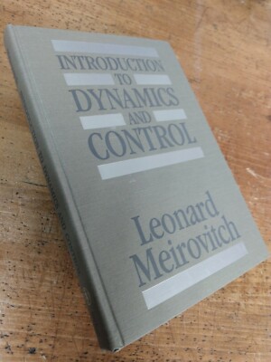 Introduction To Dynamics and Control 1st Ed, by L. Meirovitch ...