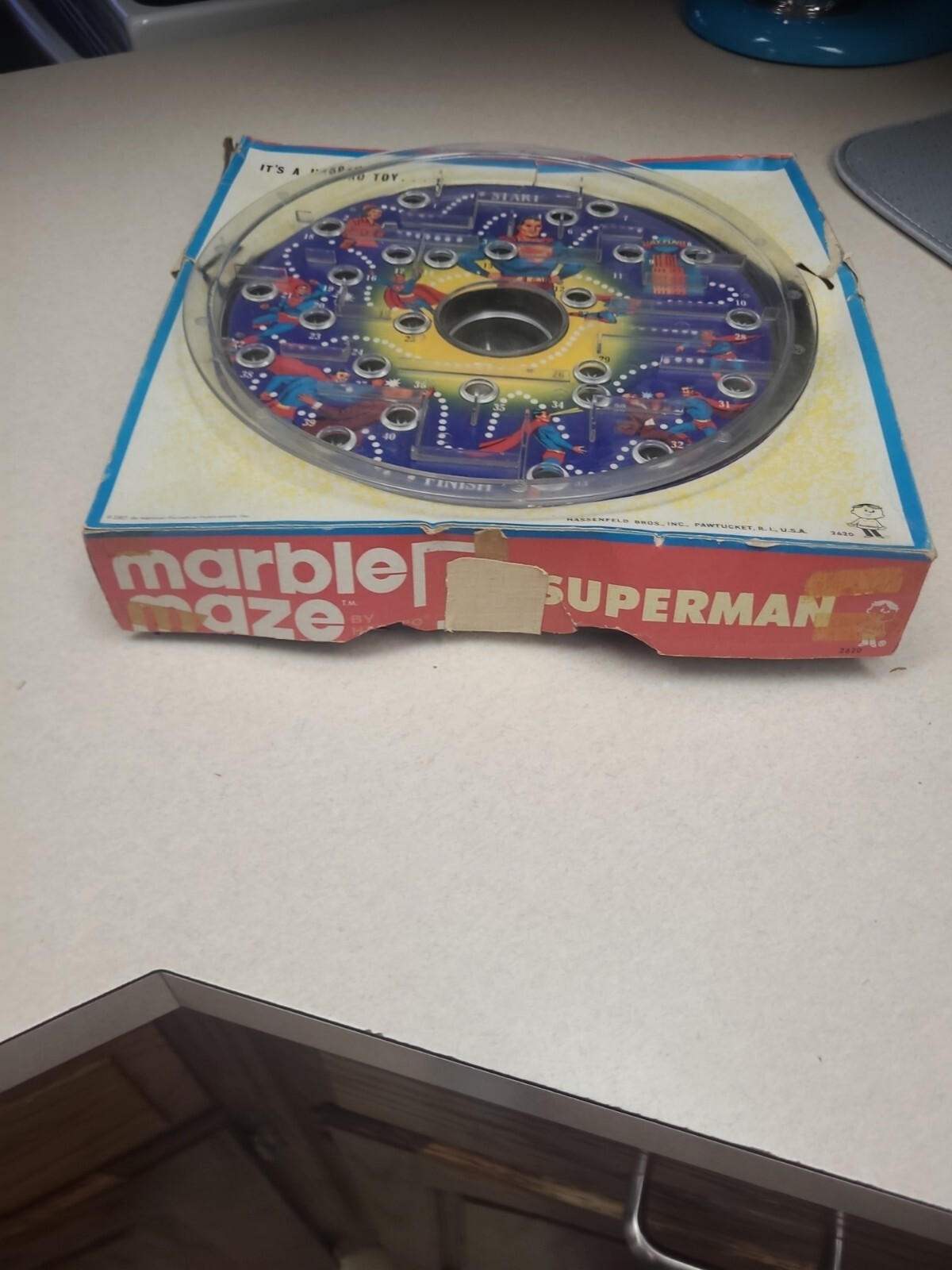 Vintage 1964 Hasbro Superman Marble Maze Game Rare | eBay