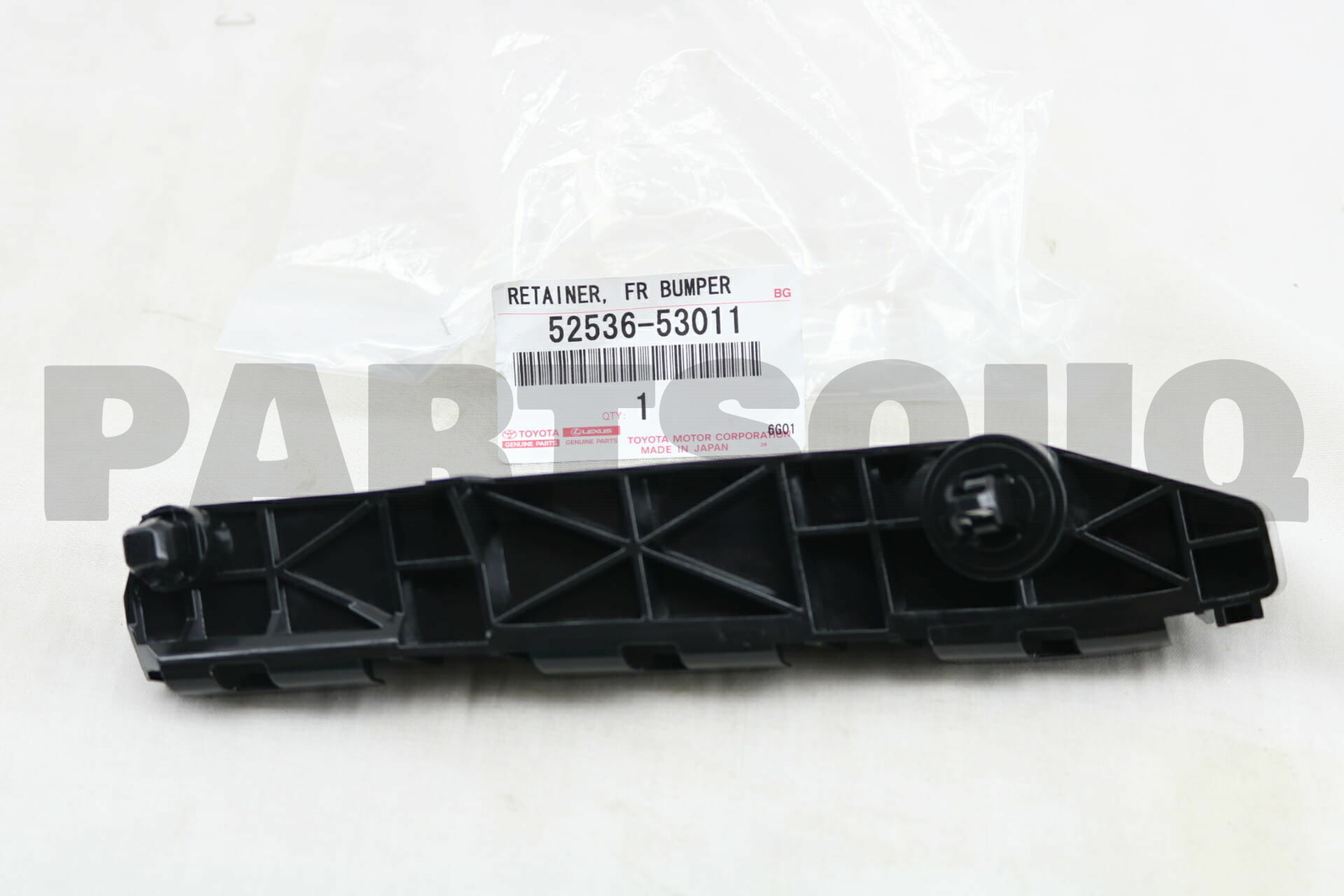 5253653011 Genuine Toyota RETAINER, FRONT BUMPER SIDE, LH 52536-53011 ...