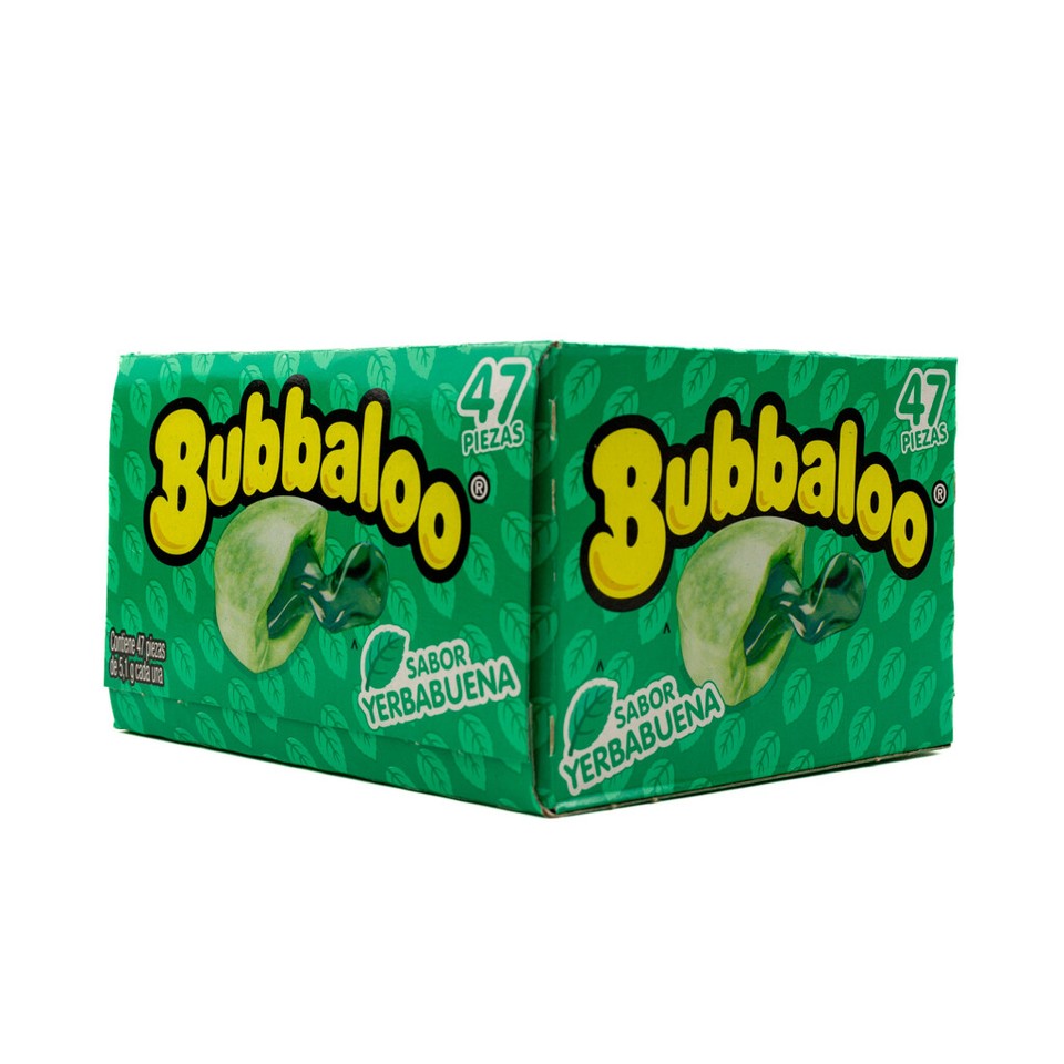Bubbaloo Bubble Gum Assorted Flavors Mexican Chicle Candy 47 Pieces ...