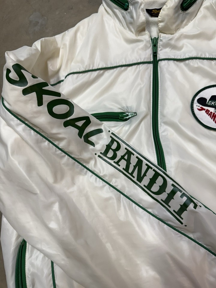 Vintage 1980s Skoal Bandit Racing Jacket – White / Green – Swingster ...