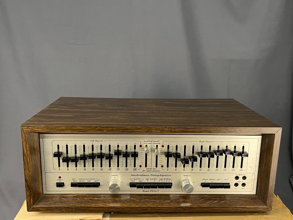 Vtg Soundcraftsmen PE2217-R Preamplifier Equalizer - Preamp EQ Works ...