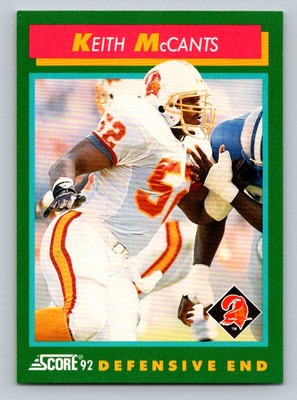 1992 Score Keith McCants #298 Tampa Bay Buccaneers | eBay