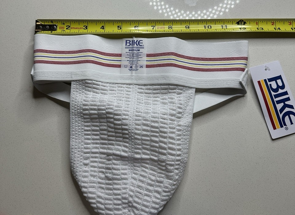 New Bike #10 Jockstrap Men’s Size M White | eBay