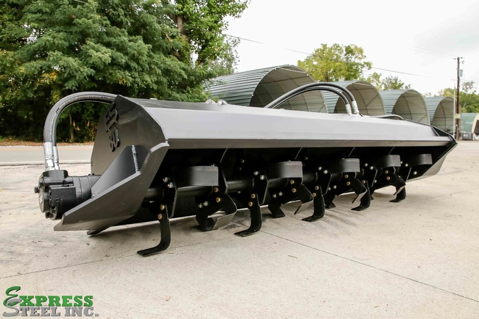 80" Quick Attach Bar Tiller SKID STEER UNIVERSAL MFG IN USA WARRANTY WE ...