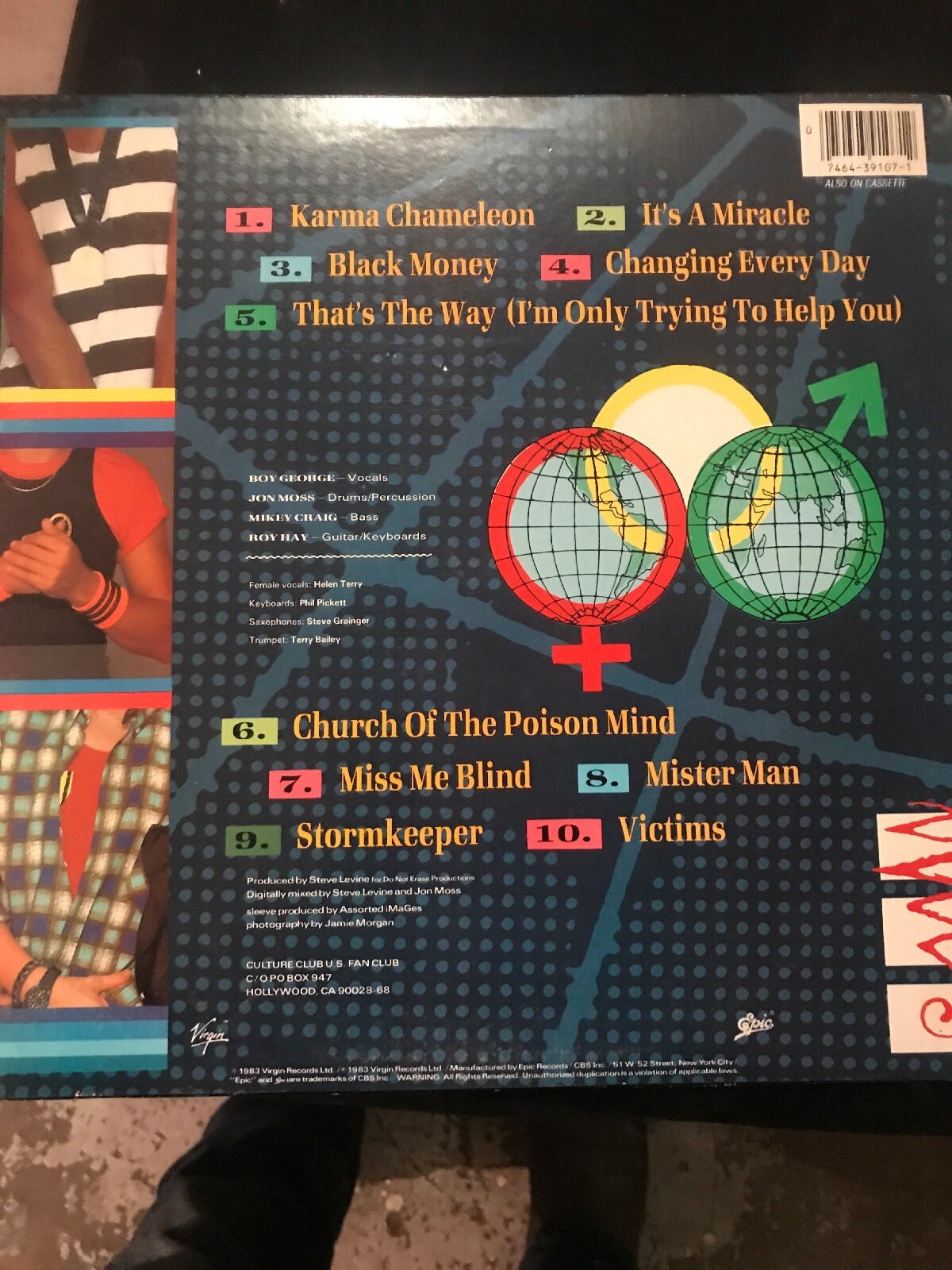 Culture Club Colour By Numbers Album Vinyl LP Record Boy George 1983 ...