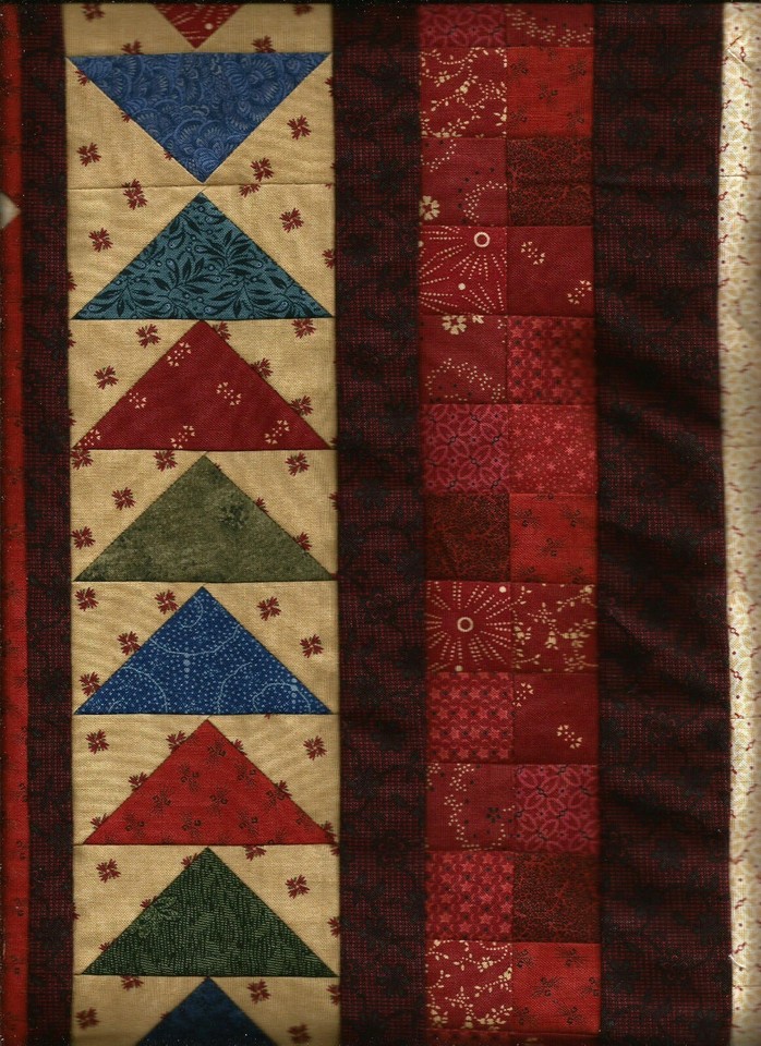 Modified A Prairie Gathering Pattern Quilt Top (88x 100 approx) by Pam ...