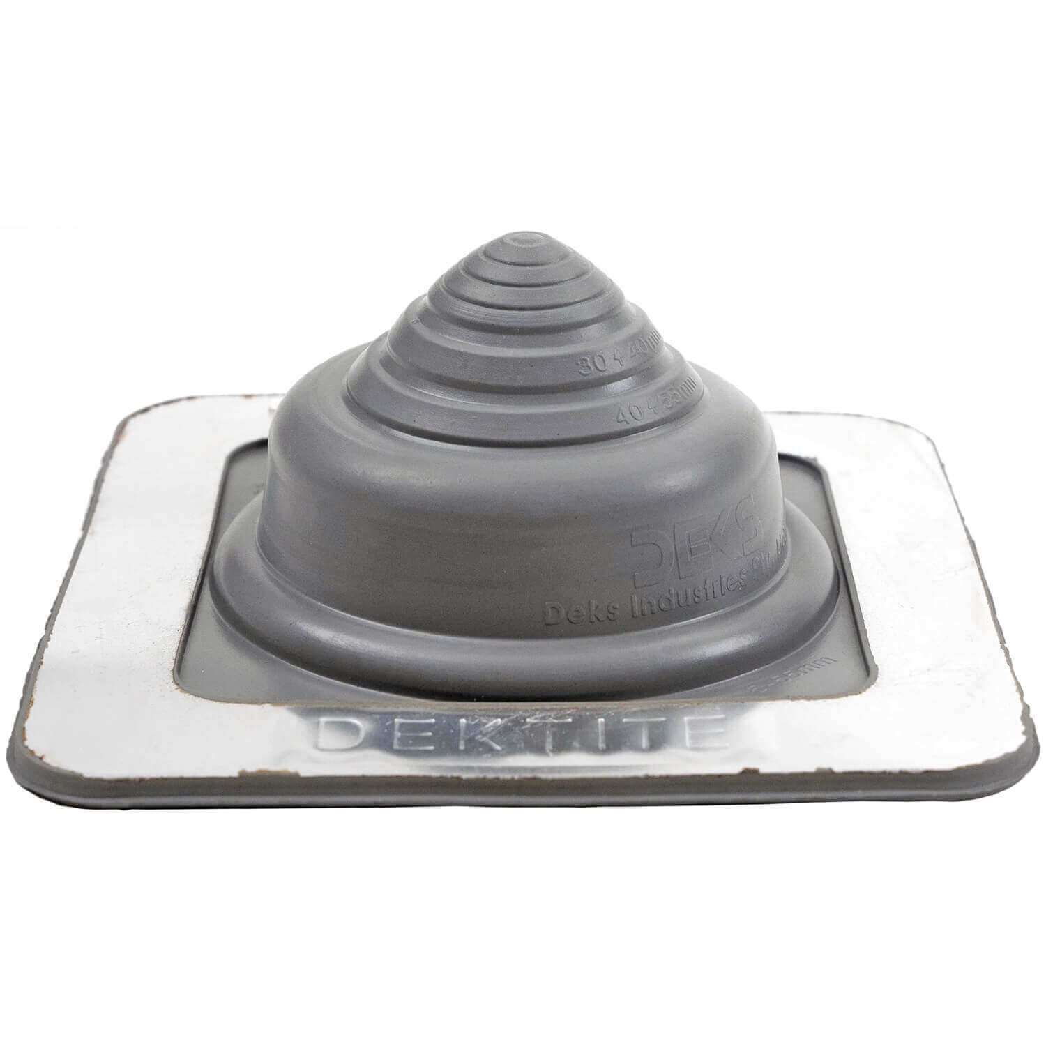 Dektite #1 GRAY Square Base EPDM Flexible Pipe Flashing (DFE101G) | eBay