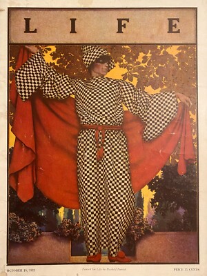 ORIGINAL Life Magazine October 19 1922 Maxfield Parrish Masquerade full ...